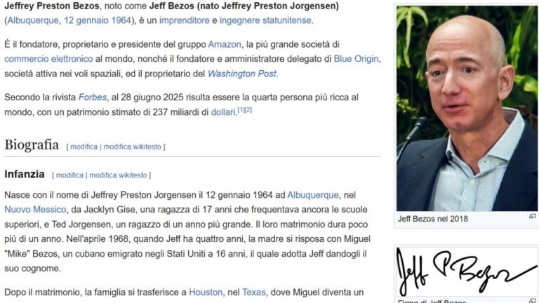 Chi è Jeff Bezos: storia, invenzioni, vita e l'impero di Amazon - Lifepare